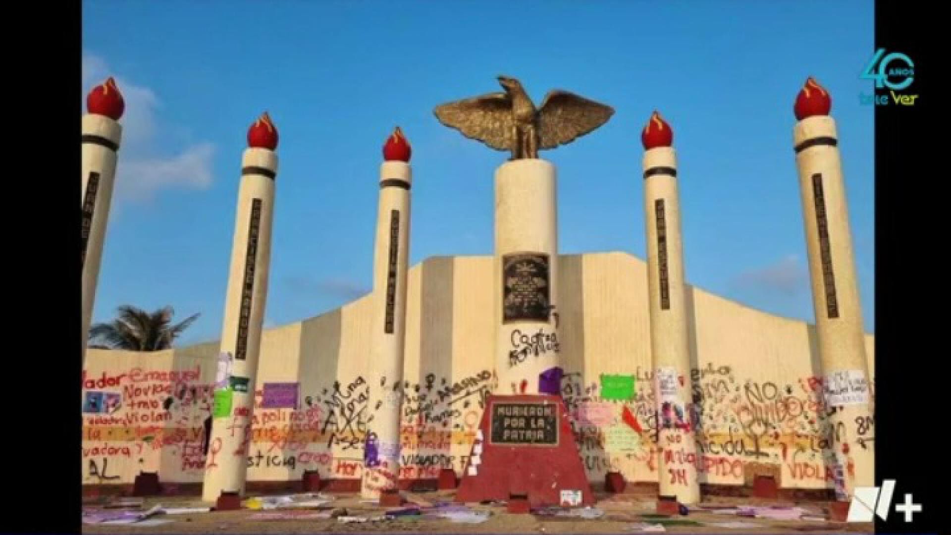 Así Luce el Hemiciclo a los Niños Héroes tras 8M en Coatza | N+