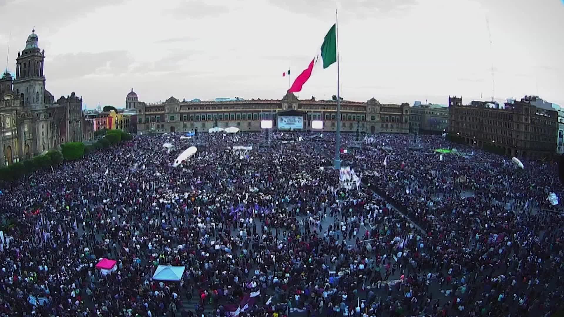 ¿Cómo se vivió el mitin de AMLO en el Zócalo? | N+